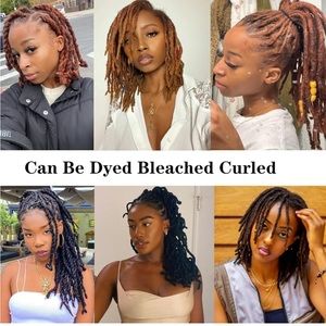 Hair | 6 Inch Dreadlock Extension Human Hair 6 Strands 04cm Thickness ...